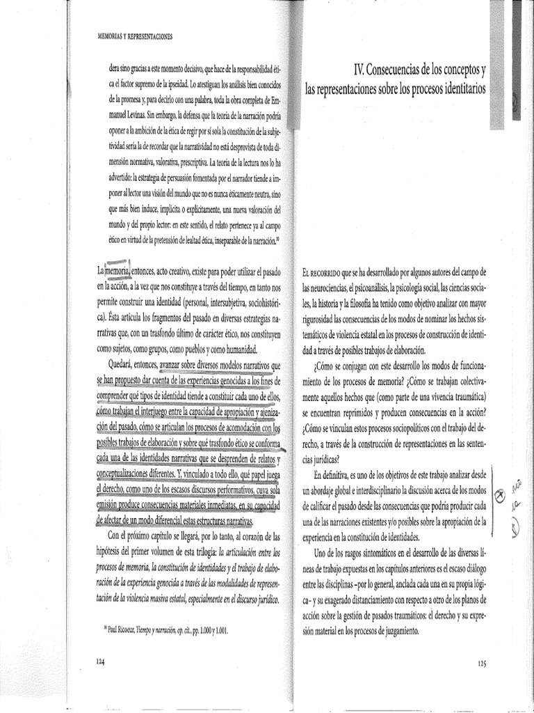 Daniel Feierstein, Memorias y Representaciones. Sobre La Elaboración ...