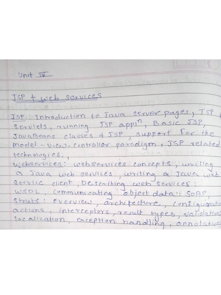 WT Unit4 Notes | PDF