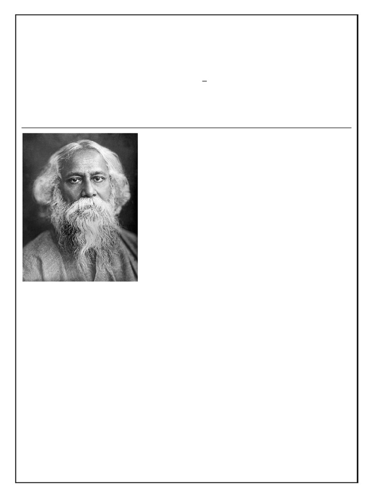 Where The Mind Is Without Fear | PDF | Rabindranath Tagore
