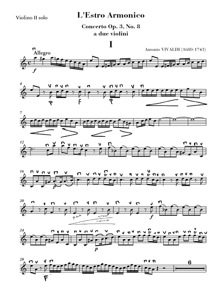 Vivaldi (Violín 2) | PDF