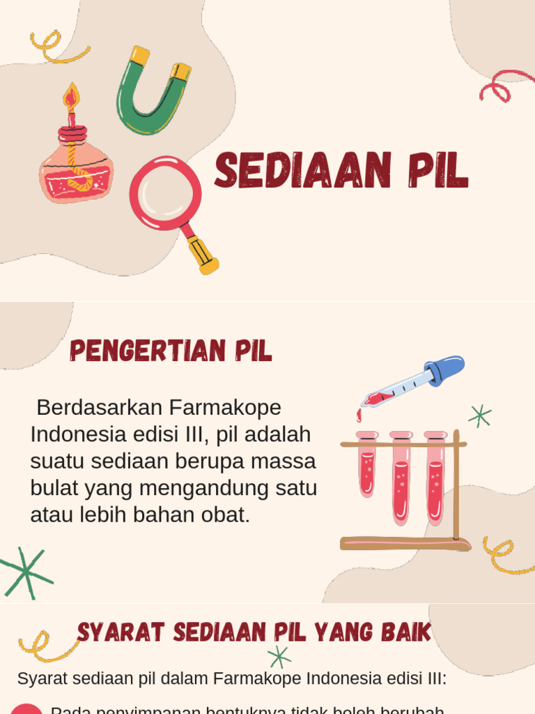 Sediaan Pil | PDF
