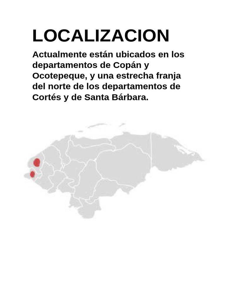 Ubicación y cultura de los Chortis en Honduras | PDF