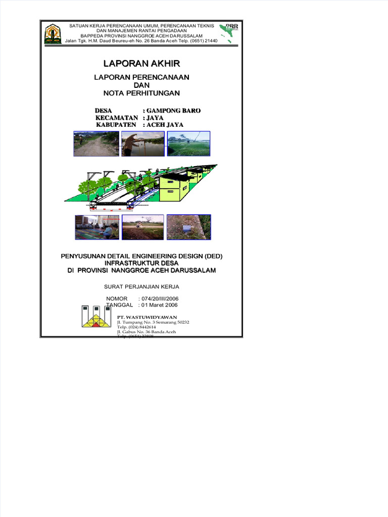 Dokumen - Tips Contoh Penyusunan Laporan Ded | PDF