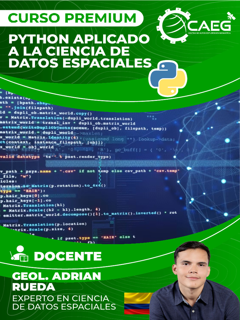7. Python Aplicado a la Ciencia de Datos Espaciales | PDF | Sistema de información geográfica ...