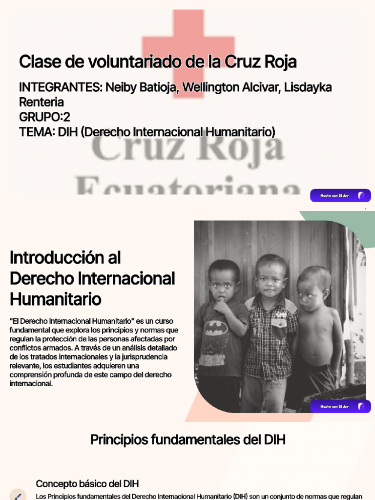 Dih (Derecho Internacional Humanitario) | PDF