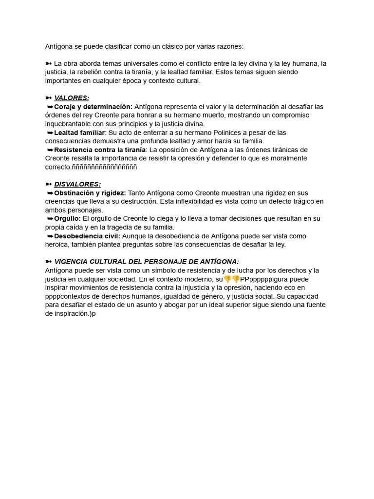 ANTÍGONA | PDF