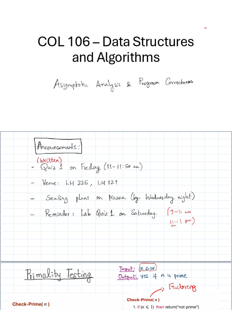 Data Structures and Algorithms Course | PDF