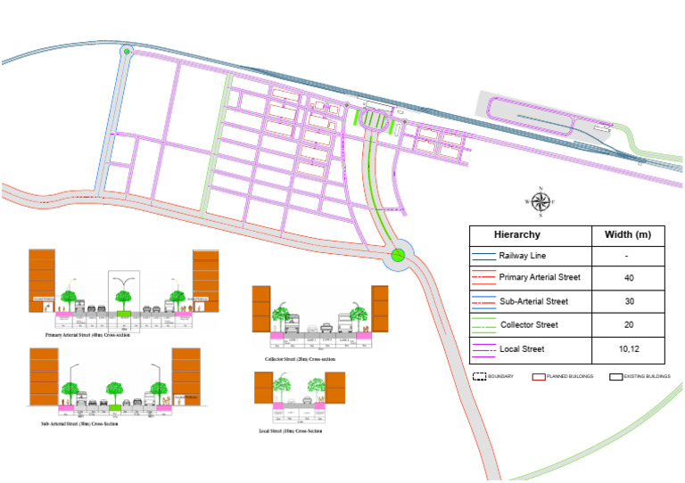 BIKE-ROAD NETWORK PLAN 1 To 2500 SC Paper A1 | PDF