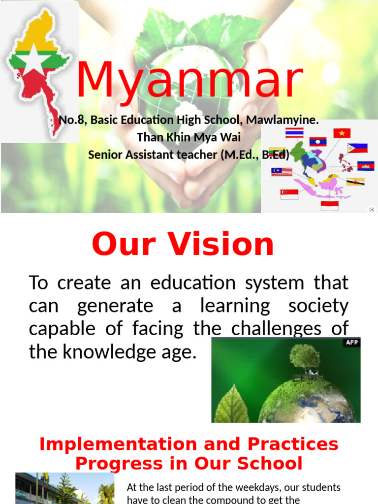 Myanmar Country Report | PDF | Educational Assessment | Curriculum