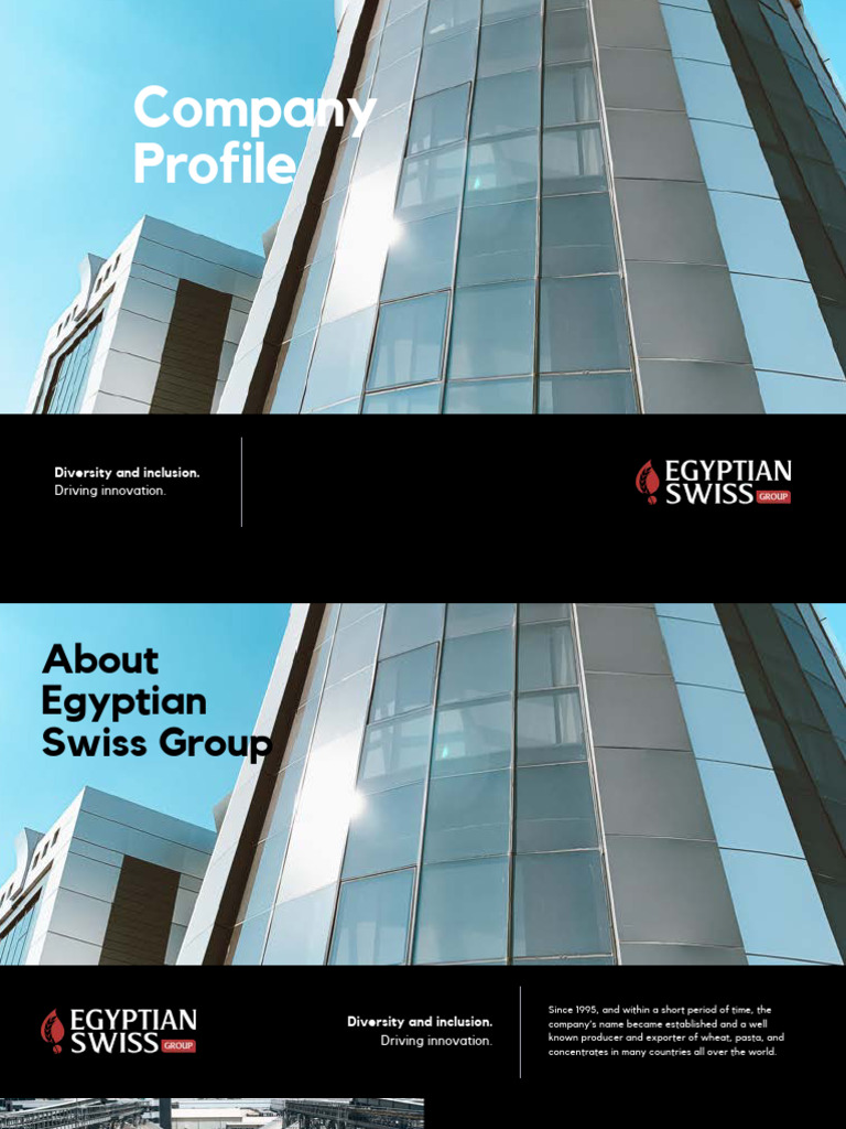 Egyptian Swiss Group: Flour & Pasta Leader | PDF | Flour | Pasta