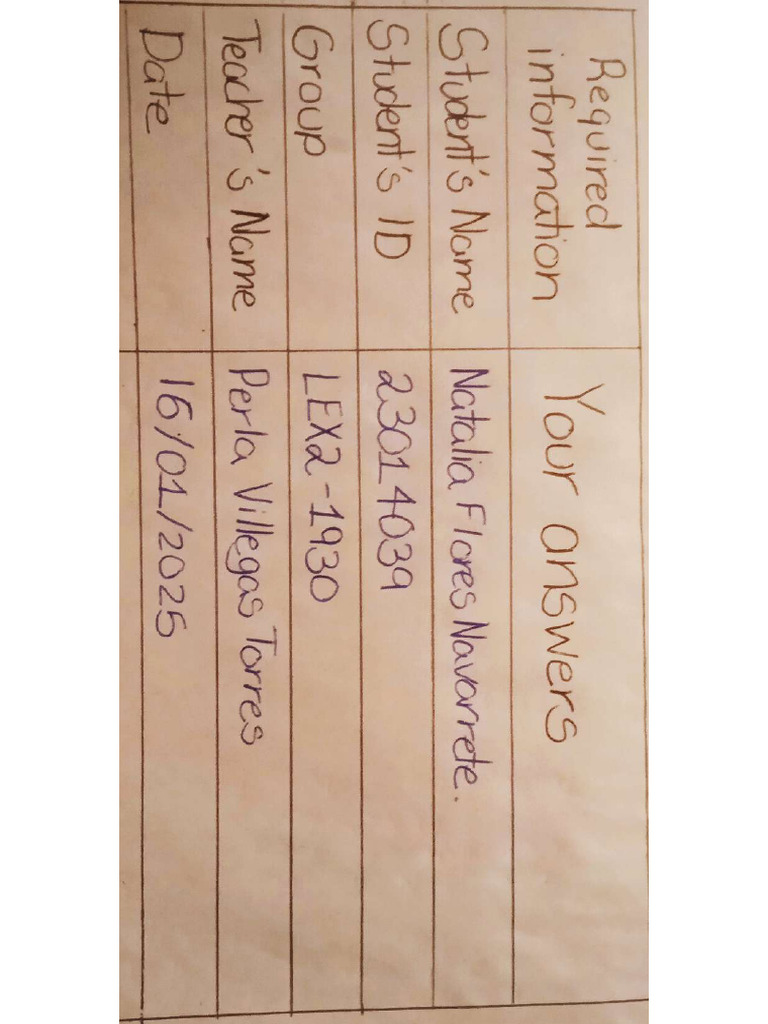 Flores Natalia EA6 B3! | PDF