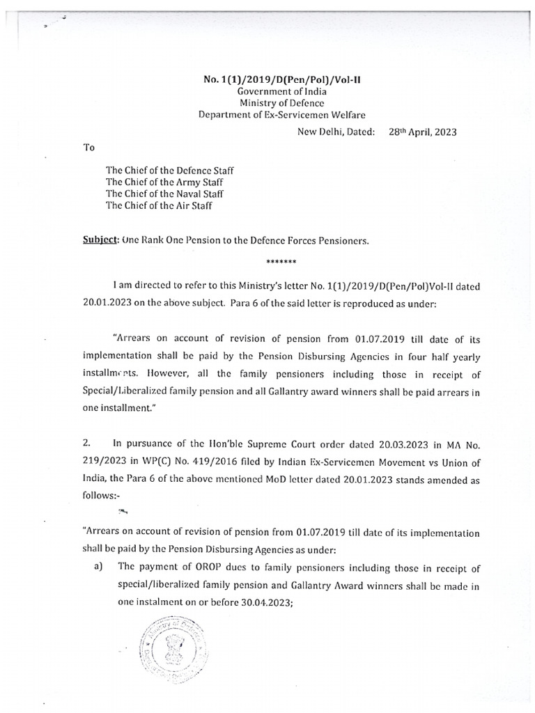 MoD letter dt. 28.04_0 | PDF