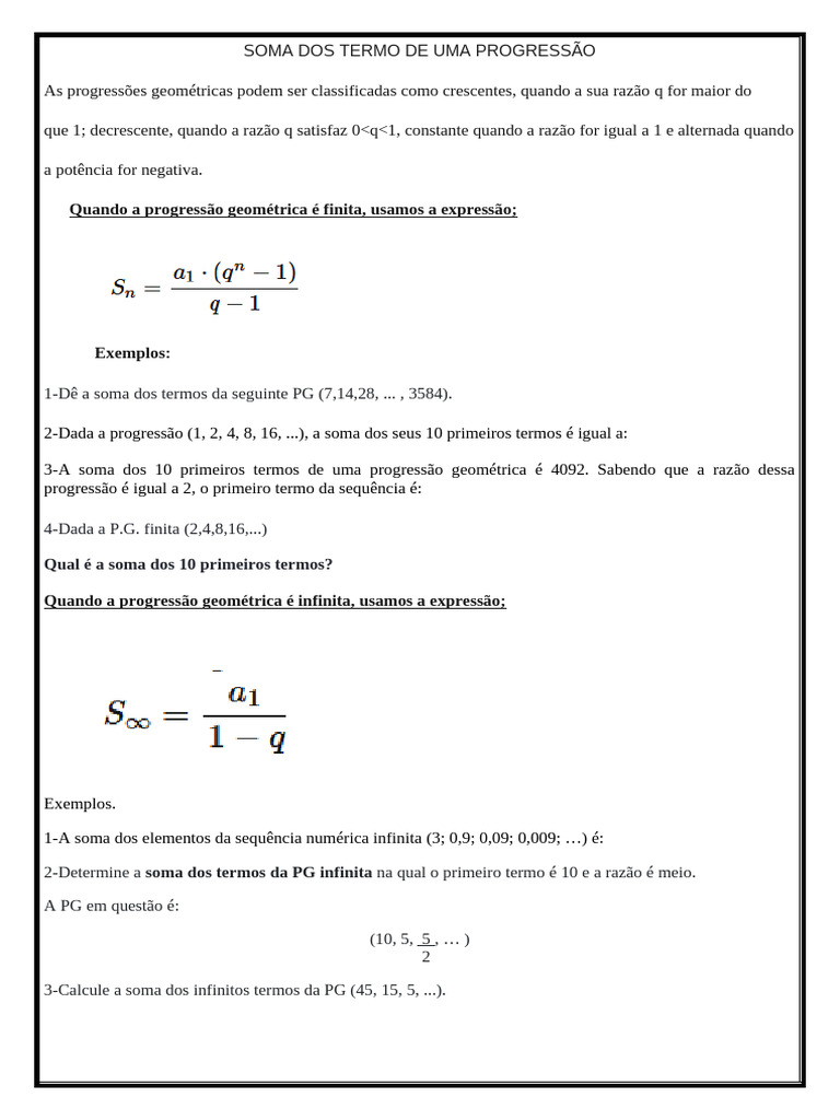 1001 Materia Soma Pg. | PDF | Cálculo | Analise matemática