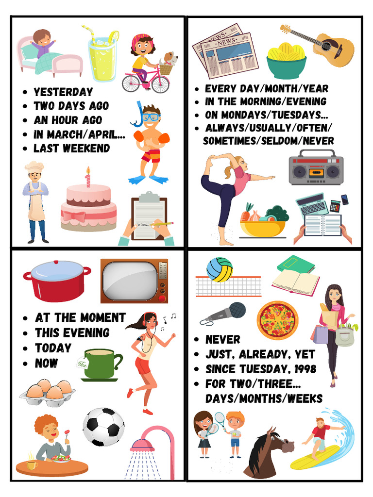 Time Expressions and Frequency Adverbs | PDF