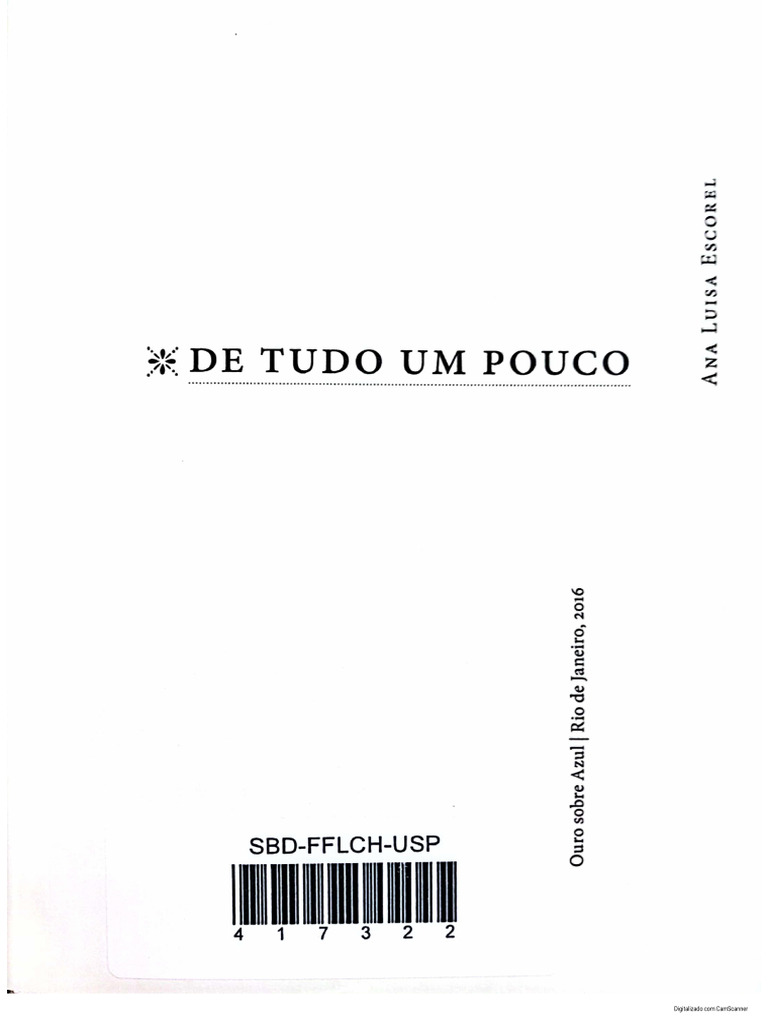 O Retrato - A. L. Escorel | PDF