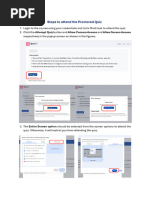 02 - Proctoring Tools - Moodle Proctoring (Webcam) | PDF