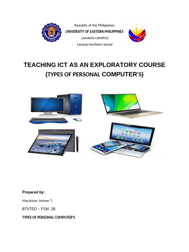REPORT HOMER Functions of Computer | PDF | Personal Digital Assistant | Tablet Computer