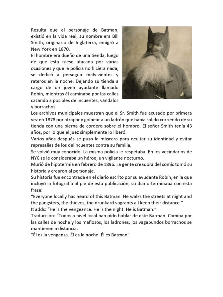 Historia de Batman | PDF