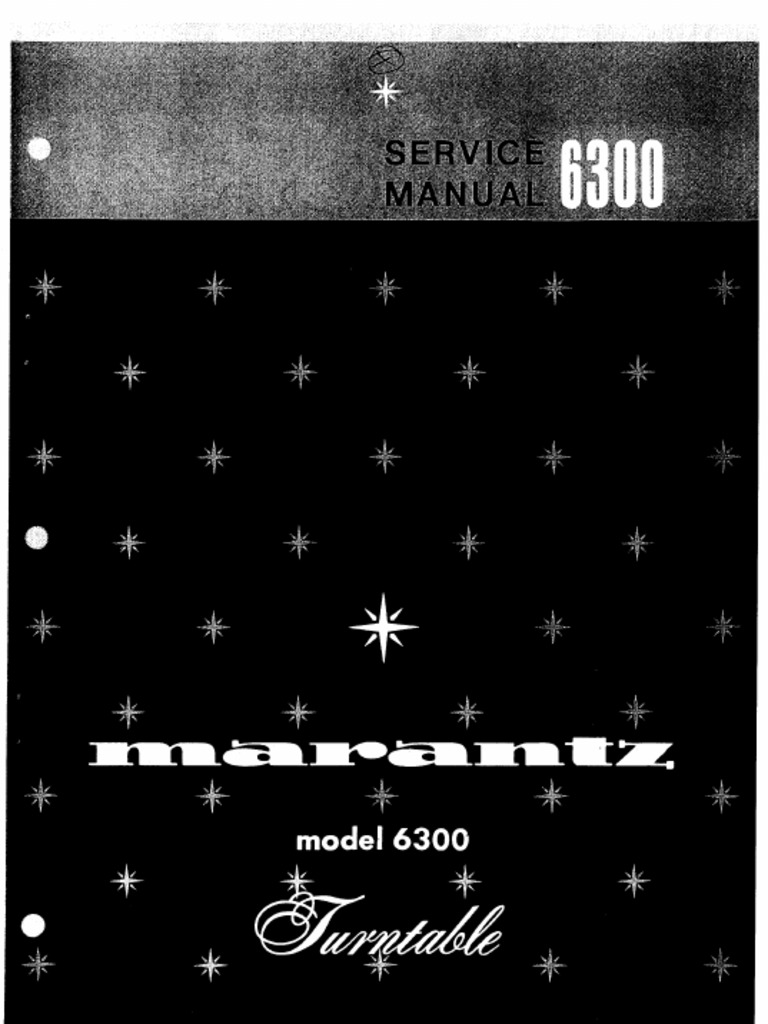 6300_SM_MARANTZ | PDF