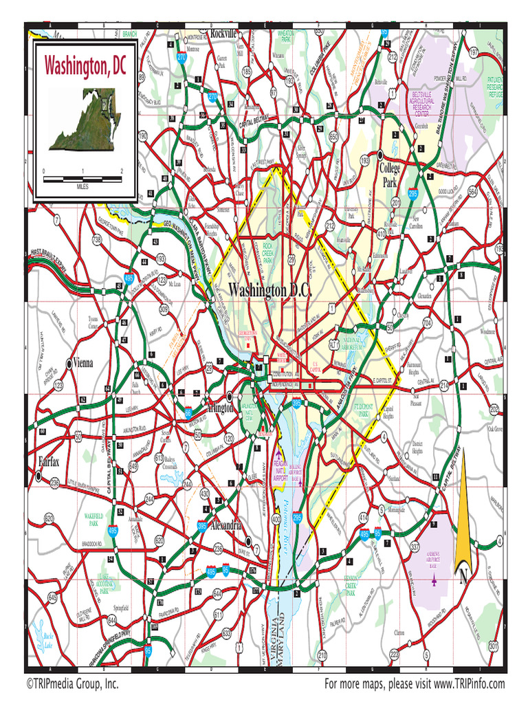 Washington DC Metro Area Map | PDF