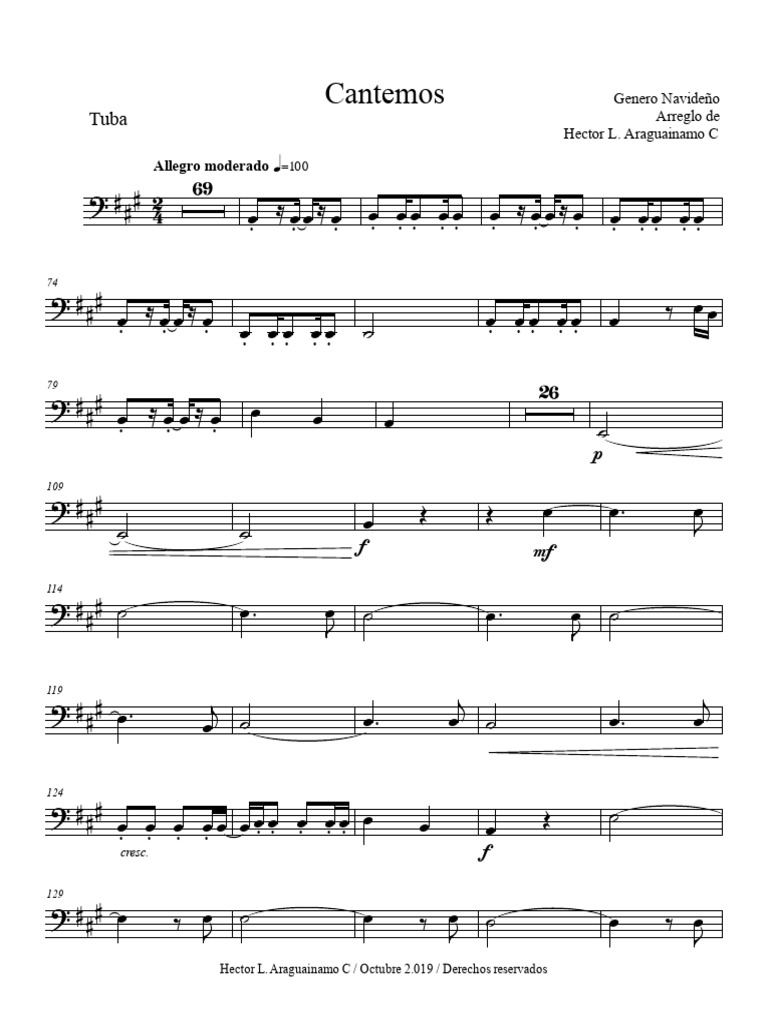 Cantemos Tuba-2 | PDF