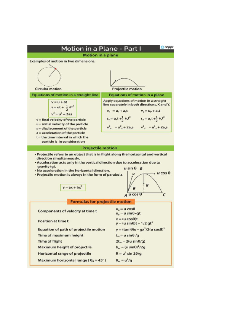 Worksheet Projectile Motion | PDF | Applied And Interdisciplinary ...