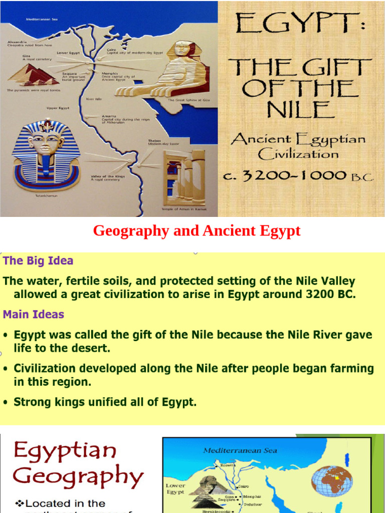 Ancient Egypt: Geography and Achievements | PDF | Ancient Egypt ...