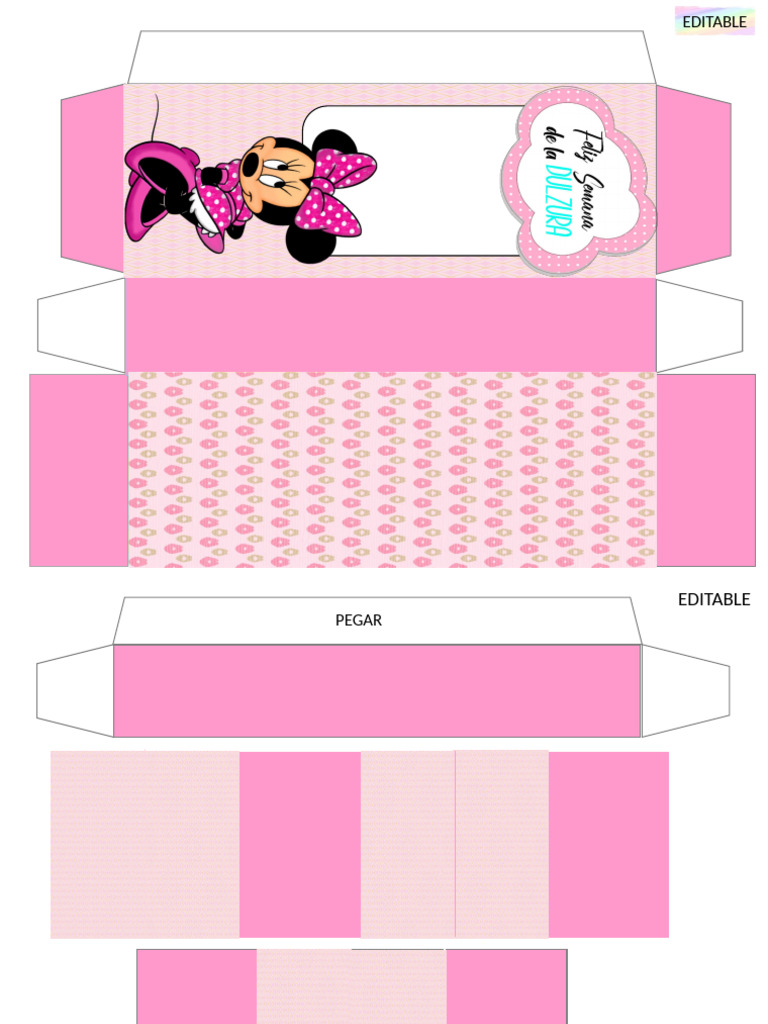 Caja Semana de La Dulzura Mickey y Minnie Mouse - PPTX Versión 1.pptx Versión 1 | PDF