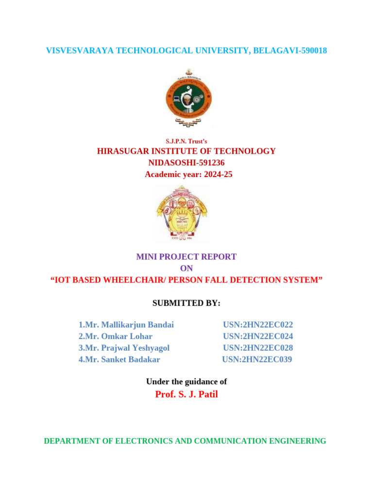 Mini-Project FinalReport B11 2024 | PDF | Arduino | Internet Of Things
