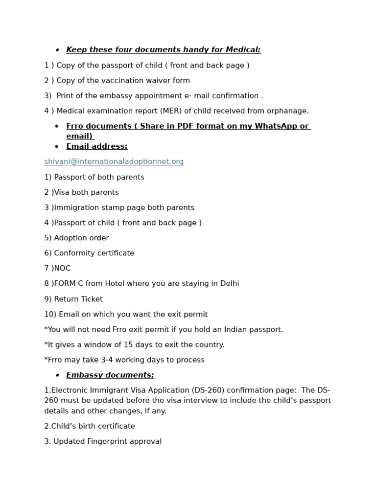 Keep These Four Documents Handy For Medical | PDF