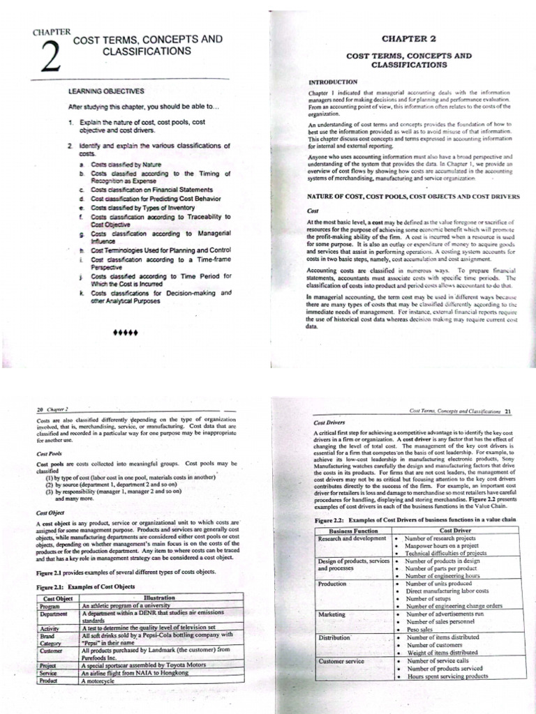 Chap 2 Cost Acc | PDF