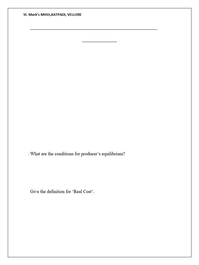 Economics Book Back Questions 2023-2024 | PDF | Economics | Demand