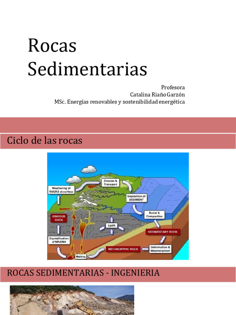 4 - Rocas Sedimentarias | PDF | Roca clástica | Meteorización