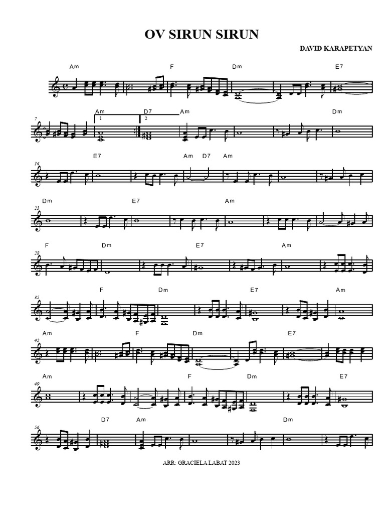 2949-Ov Sirun Sirun-David Karapetyan-La Menor | PDF