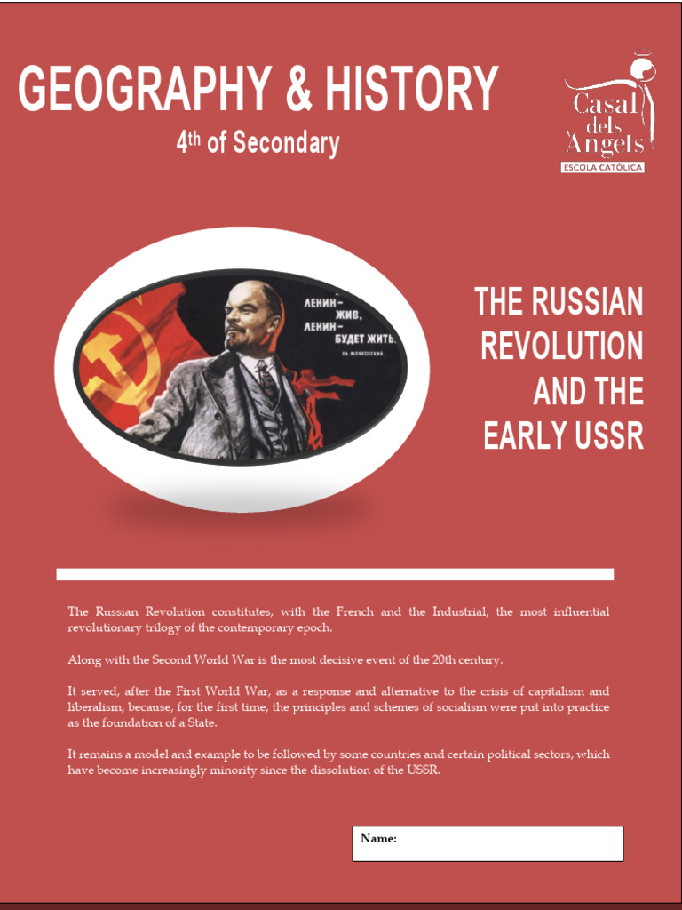 4ESO English 2nd Term Russian Revolution Definitive 5 | PDF | Communist ...