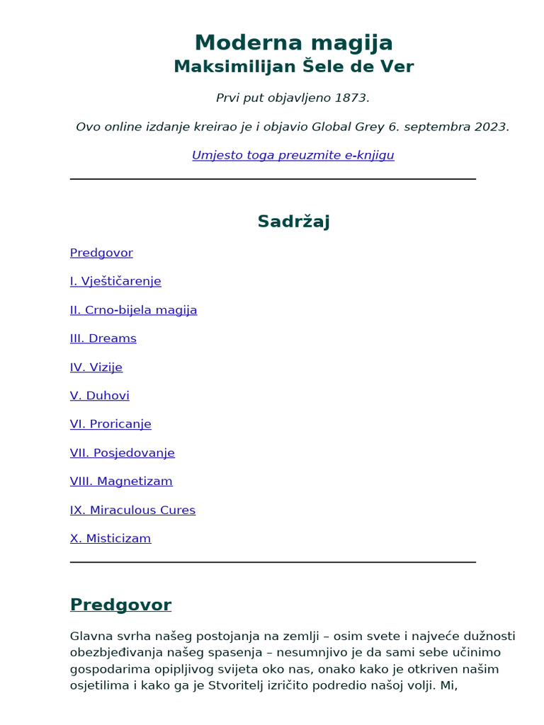 Moderna Magija | PDF