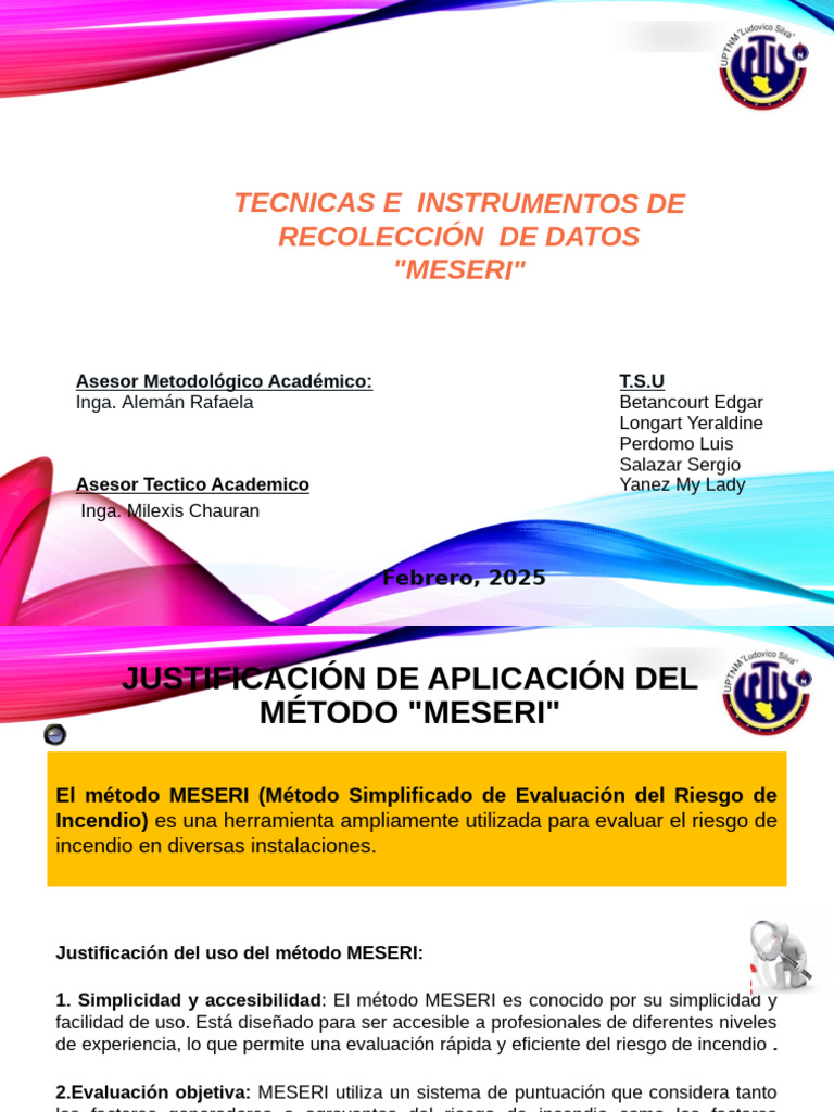Evaluación del Riesgo con Método MESERI | PDF