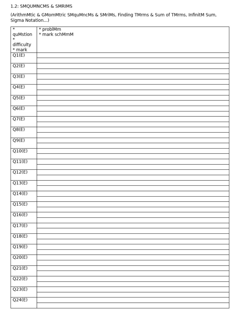 IB-AIHL-1.2-sequences & Series | PDF | Mathematics