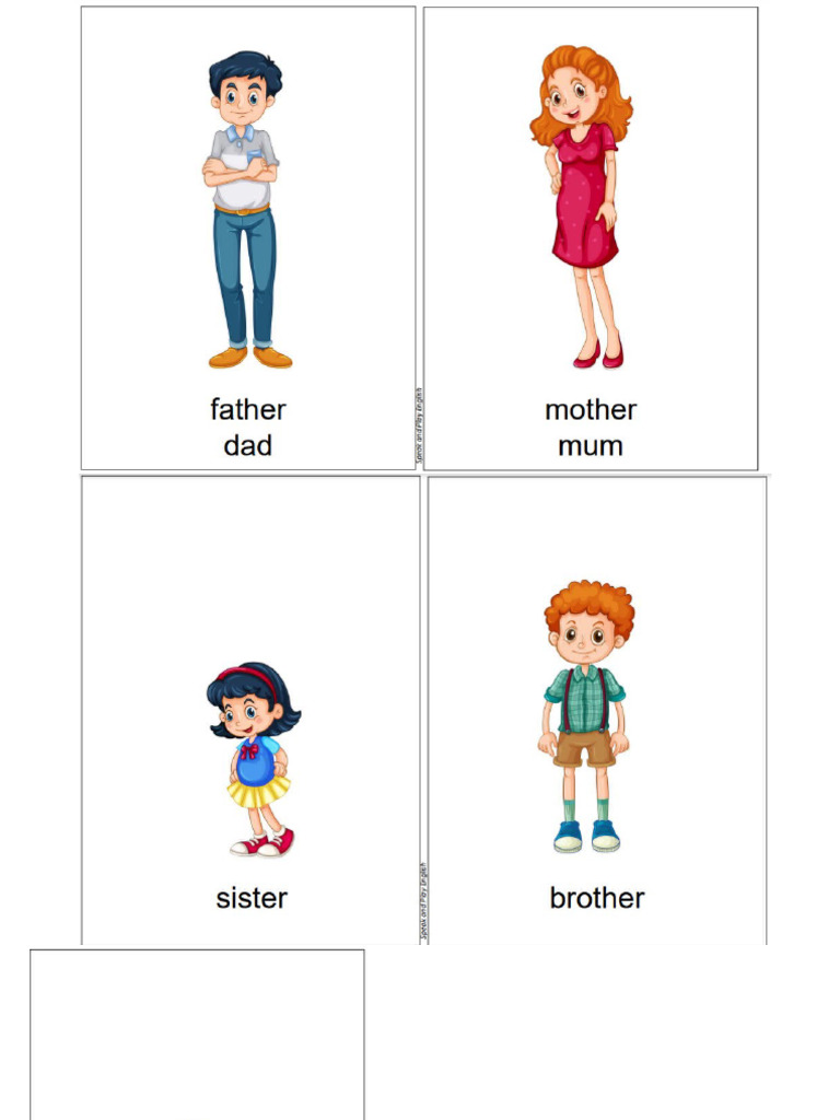 Family Flashcards | PDF