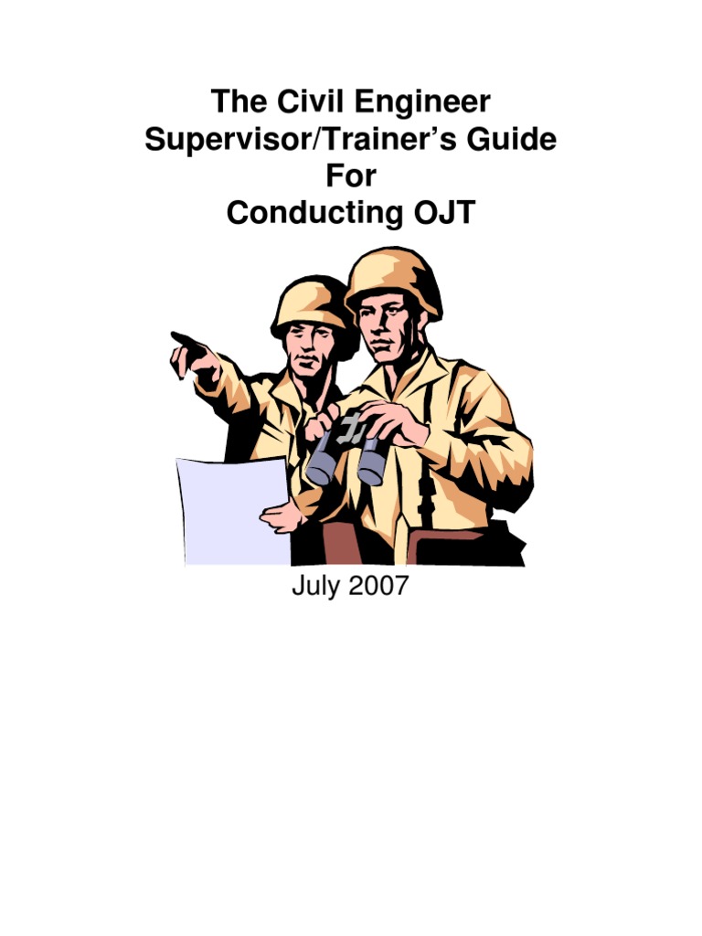 Supervisor Trainer Guide (Jul07) | PDF | United States Air Force ...
