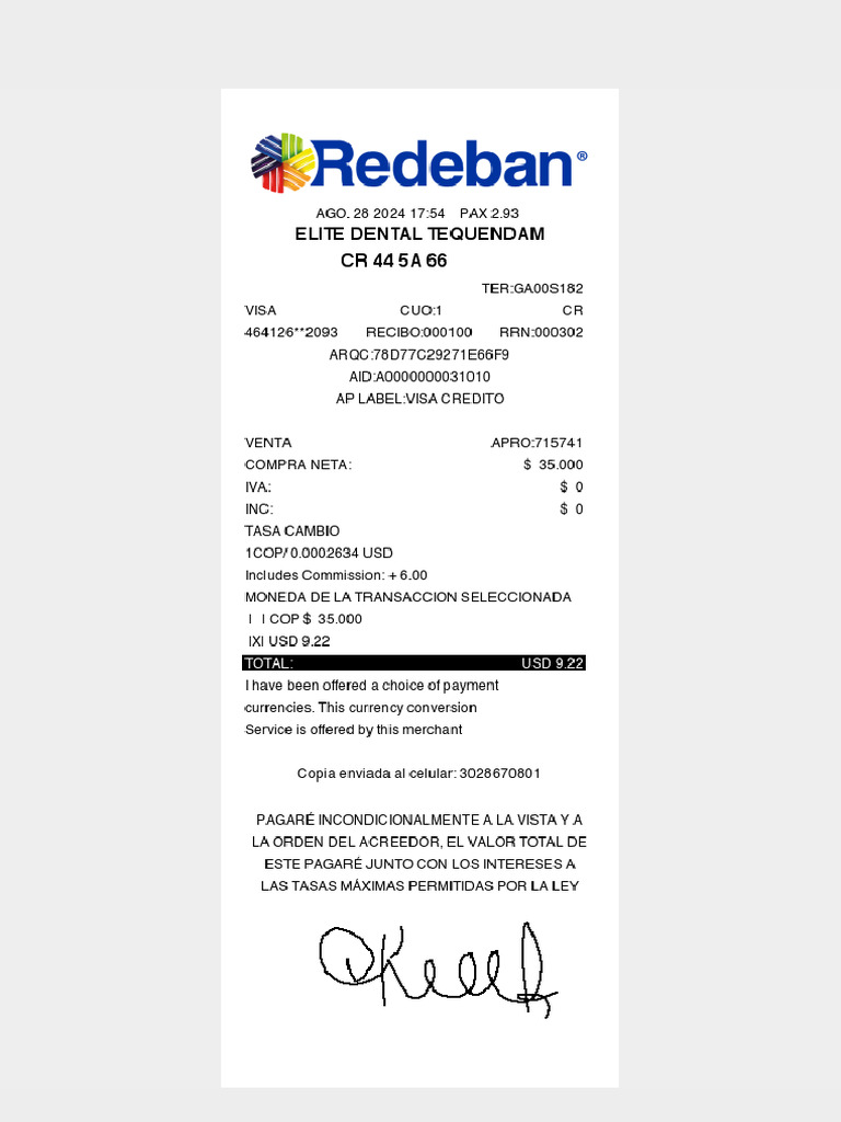 Redeban - C04Z5U2412408 Editble | PDF