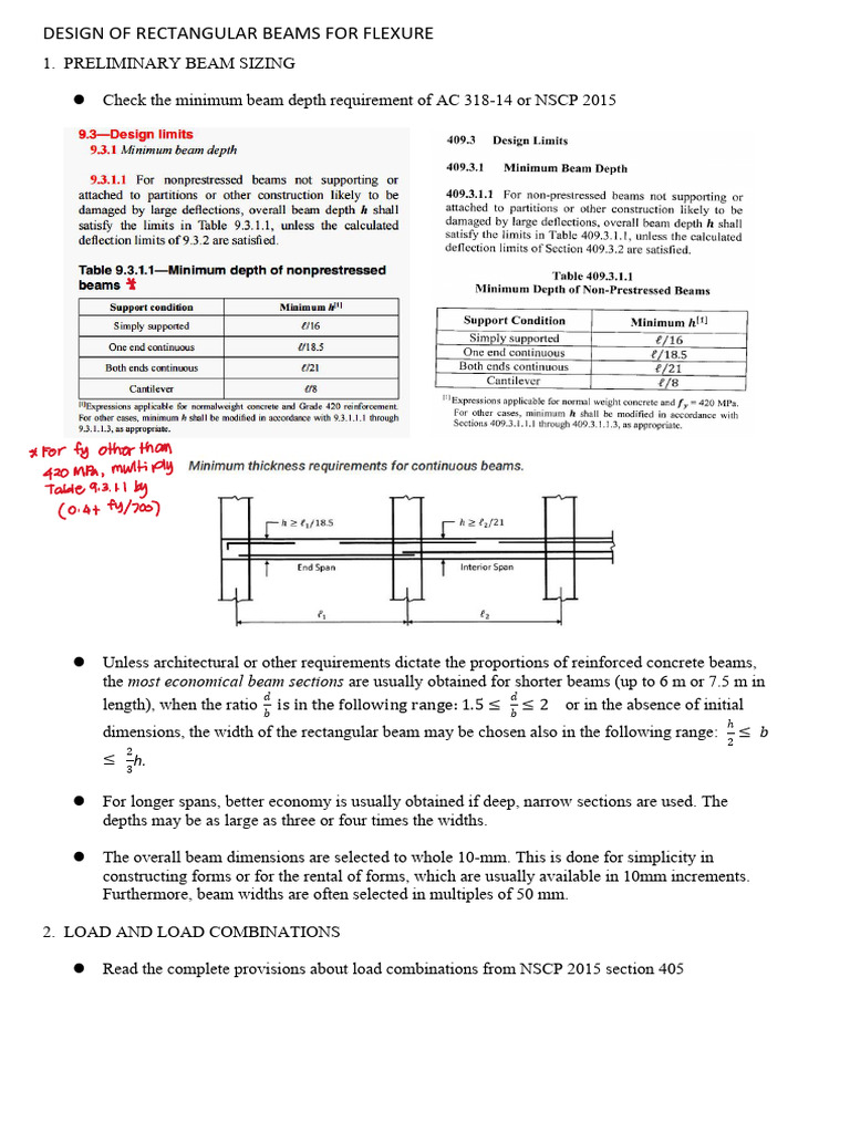 DESIGN-OF-SINGLY-REINFORCED-RECT-BEAMS STUDENT. COPY (1) | PDF ...