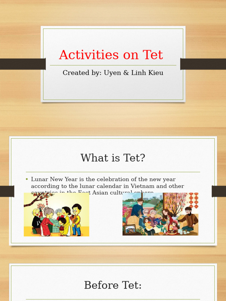 Activities On Tet | PDF