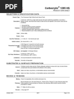 Pyrocrete 241 PDS | PDF | Sheet Metal | Density