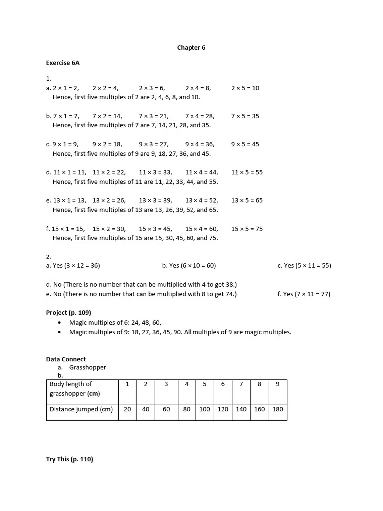CH6 - Detailed-Solutions - PDF Class 4 | PDF