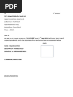 Auth Letter For Icegate | PDF