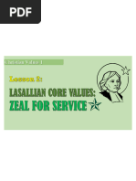 The Five Core Lasallian Principles The Five Lasallian Tenets 1. Faith ...