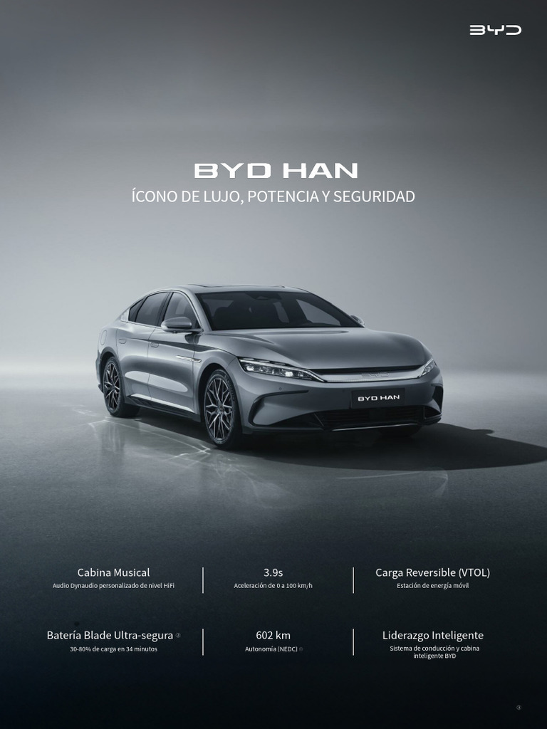Byd Han Flyer Es MX 20241008 | PDF | Diodo emisor de luz | Airbag