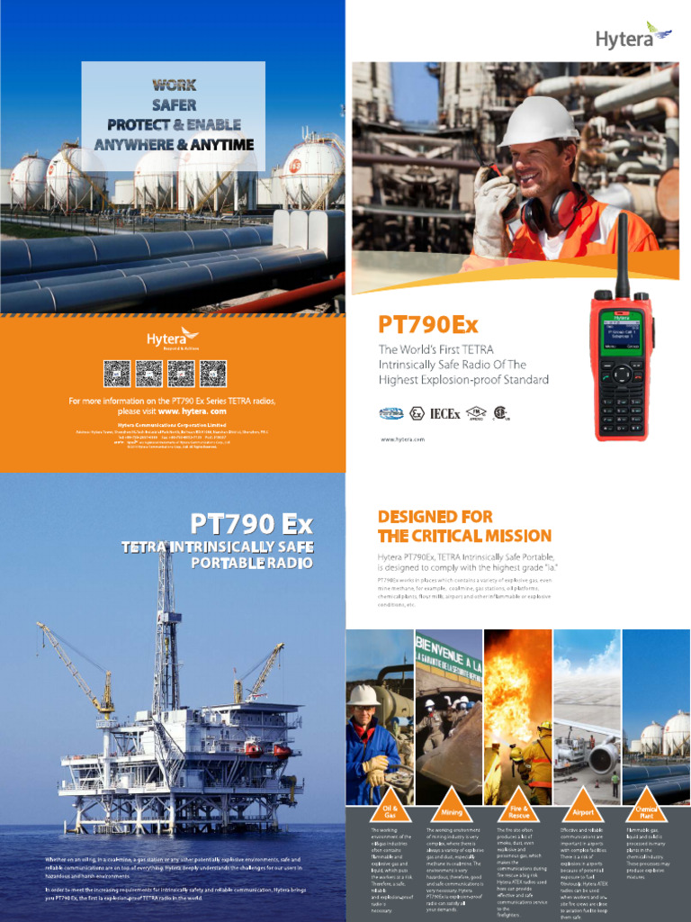 Hytera TETRA PT790Ex | PDF