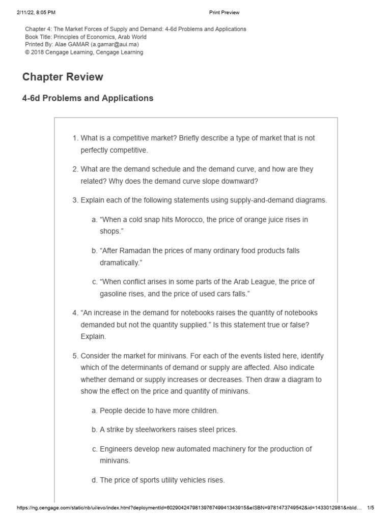 The Market Forces Supply & Demand | PDF | Supply And Demand | Demand